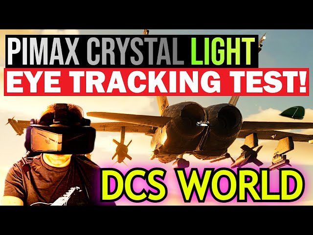 DCS World Pimax Crystal LIGHT vs. EYE TRACKING! Gibt es WIRKLICH einen ...